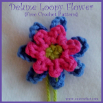 Small Loopy Flowers Appliques {Free Crochet Pattern} - Oui Crochet